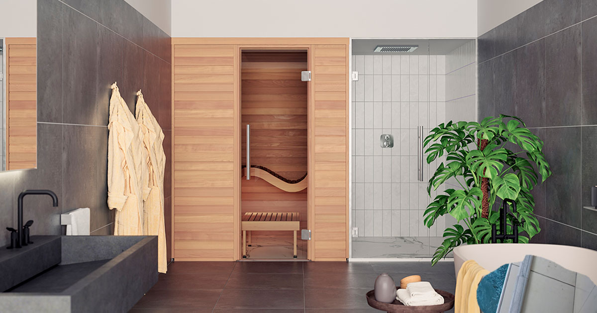 Indoor Finnish Sauna Auroom® Bath | Hydrostyle