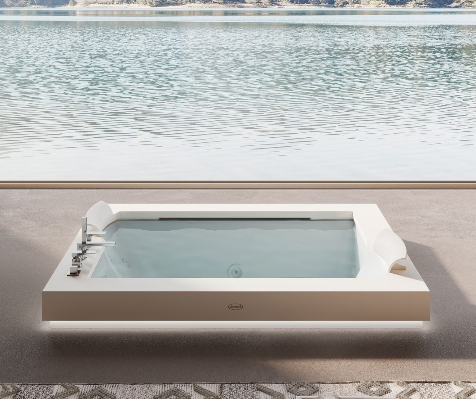 Cadă de baie cu hidromasaj Jacuzzi® Aura Plus | Hidrostyle