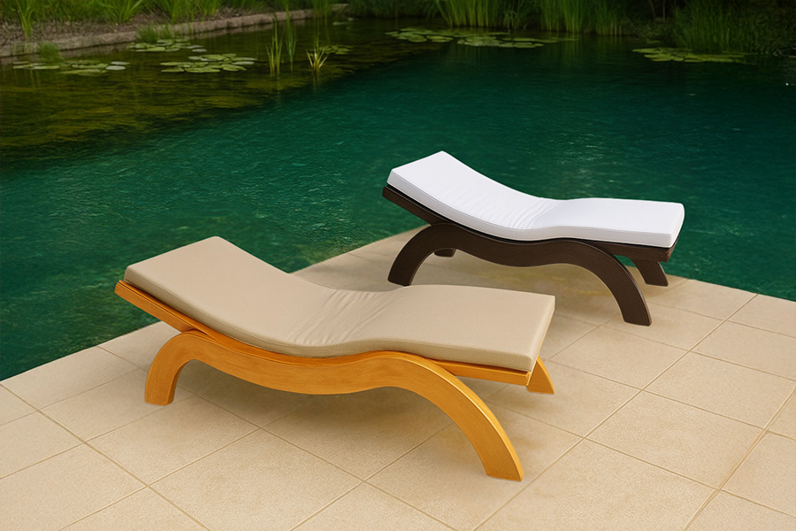 Șezlong Saint Anthony din stejar pentru interior și exterior